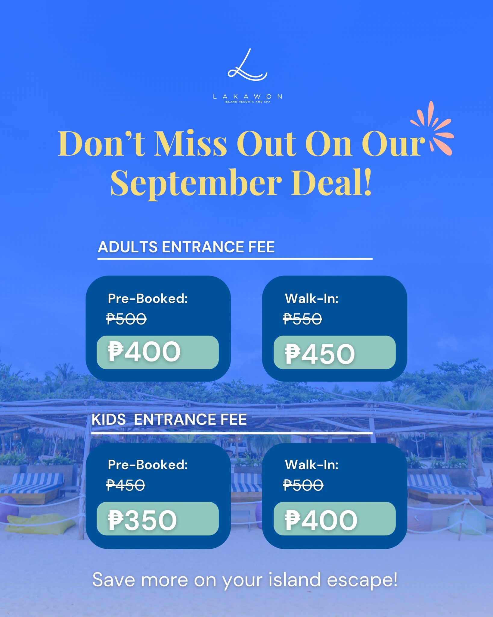 Lakawon Island Resorts and Spa – Bacolod, Philippines – The pure white ...